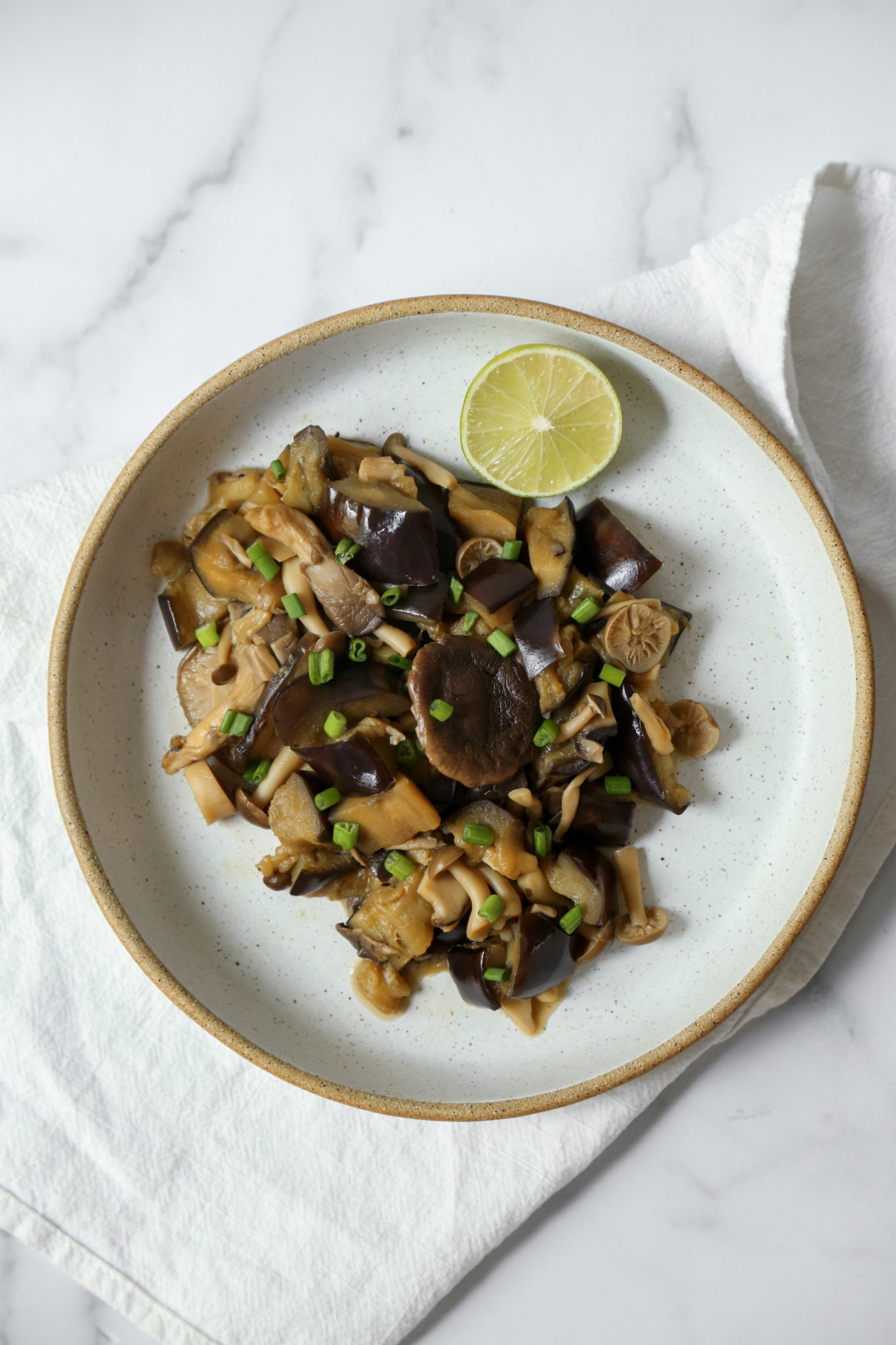 Eggplant Mushroom Toban Yaki - The Plant Collective