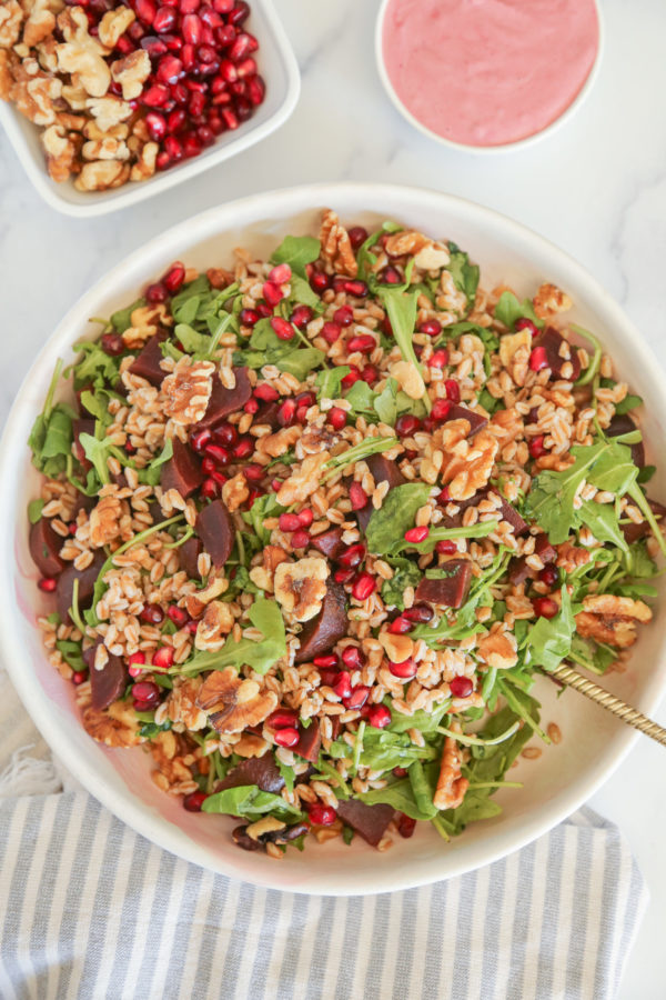 Beet + Farro Salad - The Plant Collective