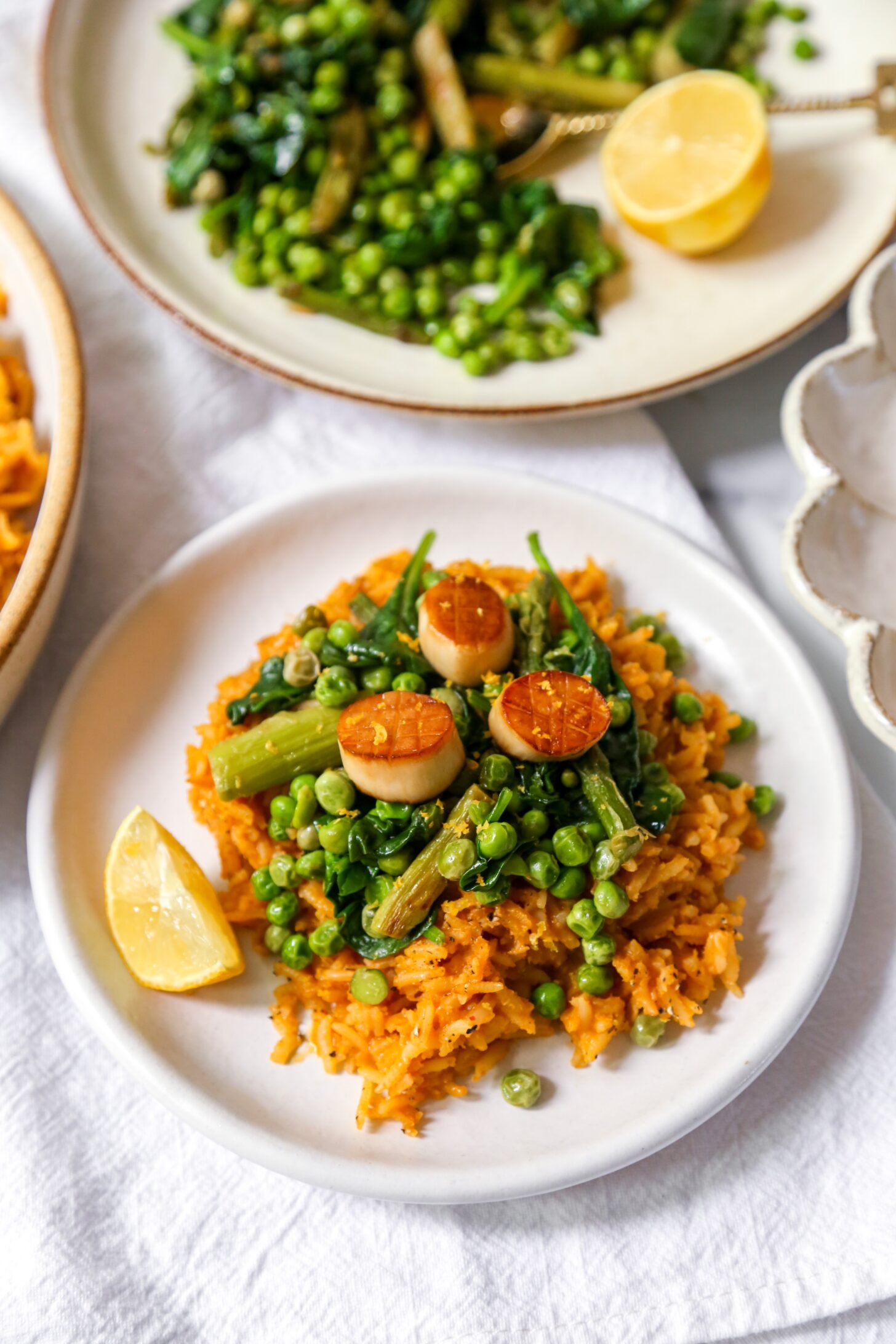 Spanish Rice with Vegan “Scallops” and Spring Vegetables - The Plant ...