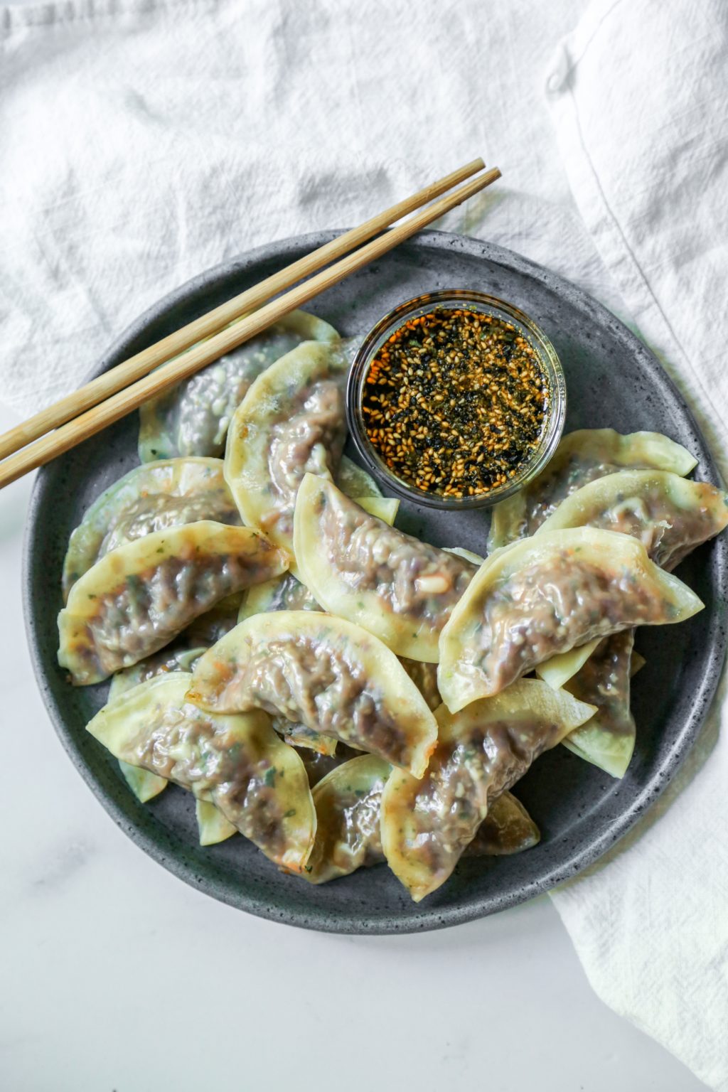Steamed Veggie Dumplings - Vegan & Healthy - The Plant Collective