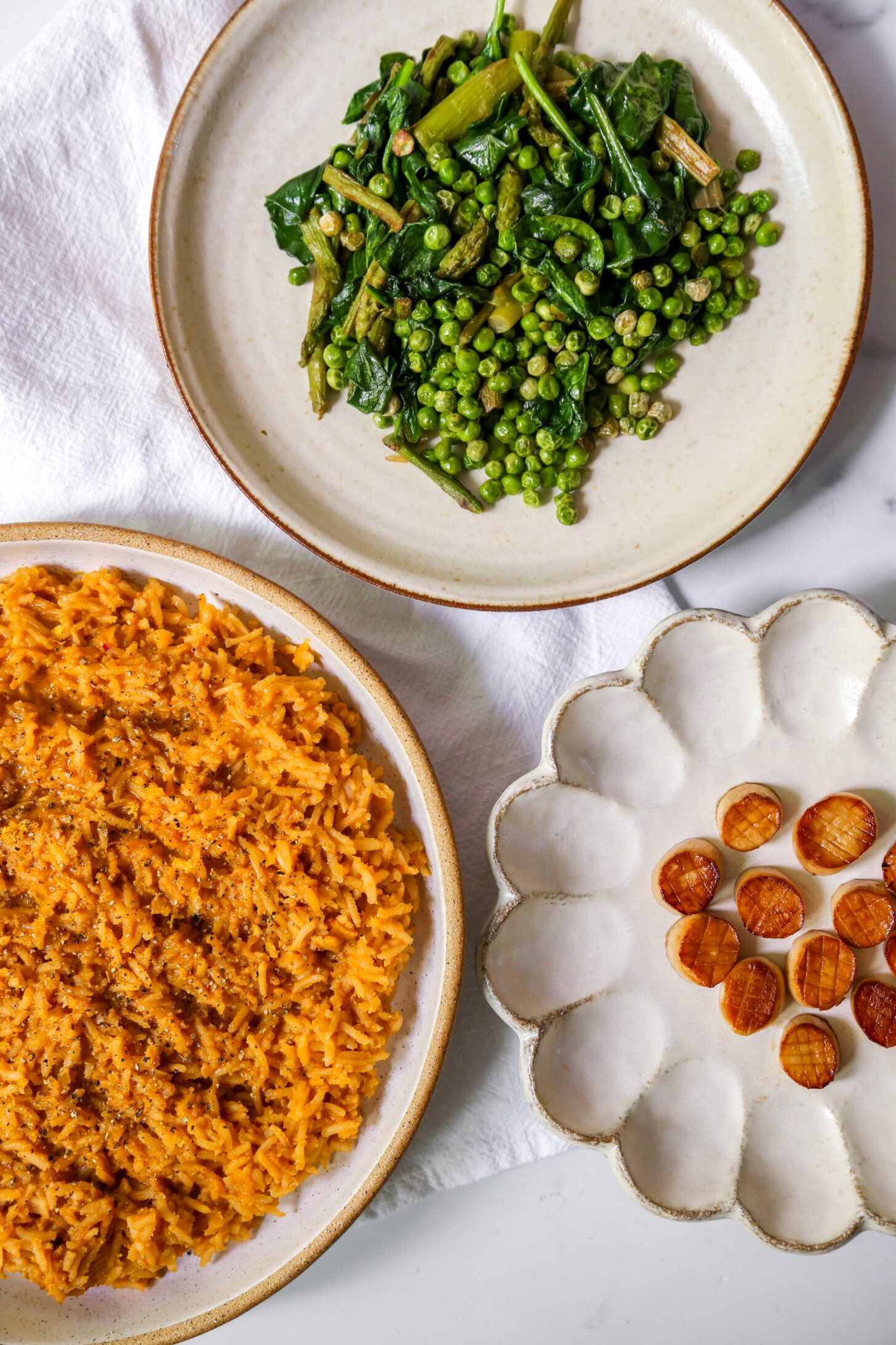 Spanish Rice with Vegan “Scallops” and Spring Vegetables - The Plant ...