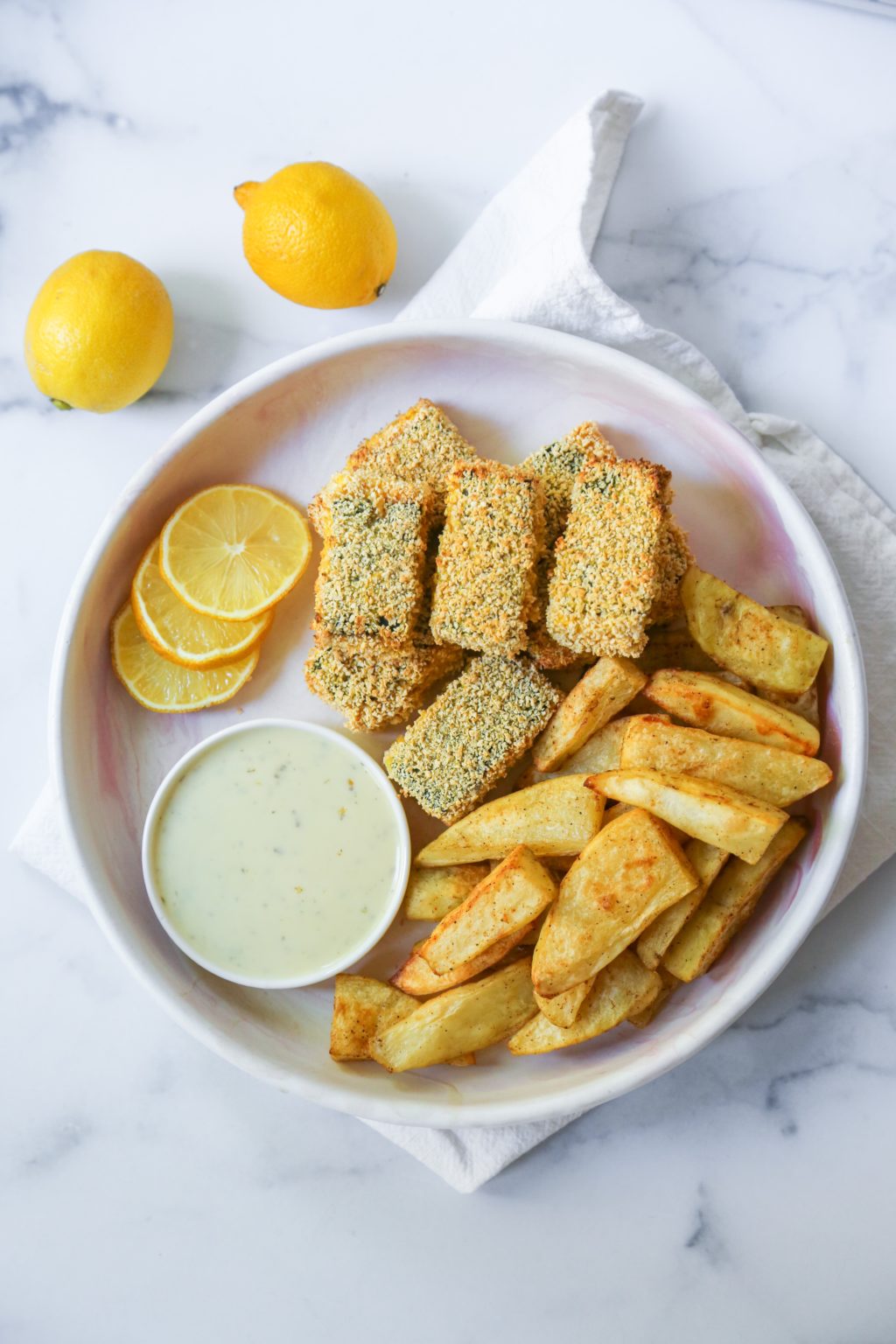Tofish and Chips - Vegan and Gluten-Free - The Plant Collective