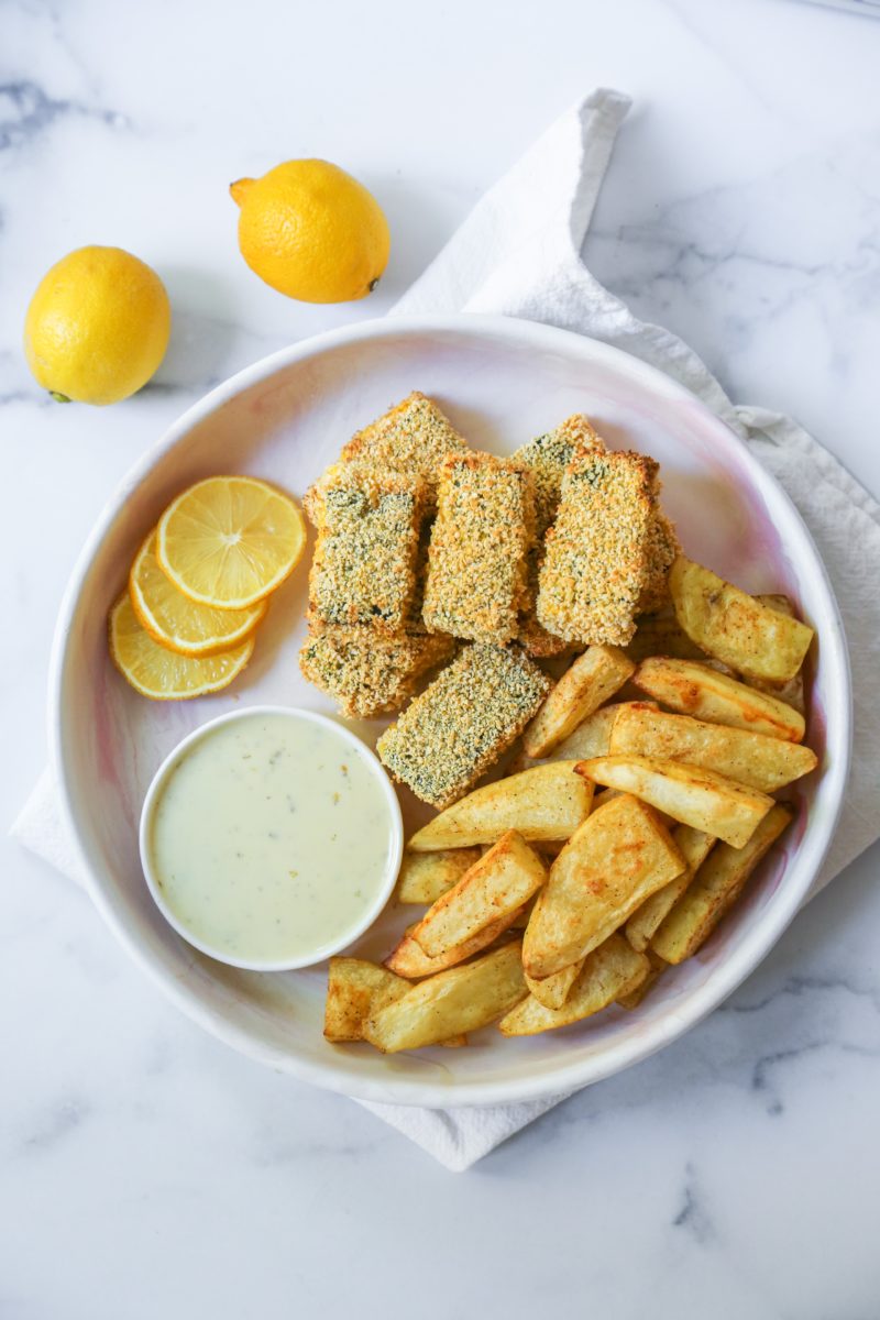 Tofish and Chips - Vegan and Gluten-Free - The Plant Collective