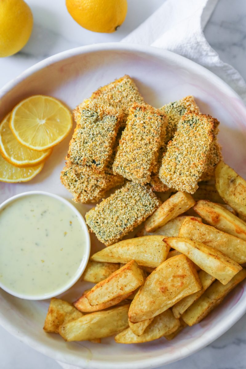 Tofish and Chips - Vegan and Gluten-Free - The Plant Collective