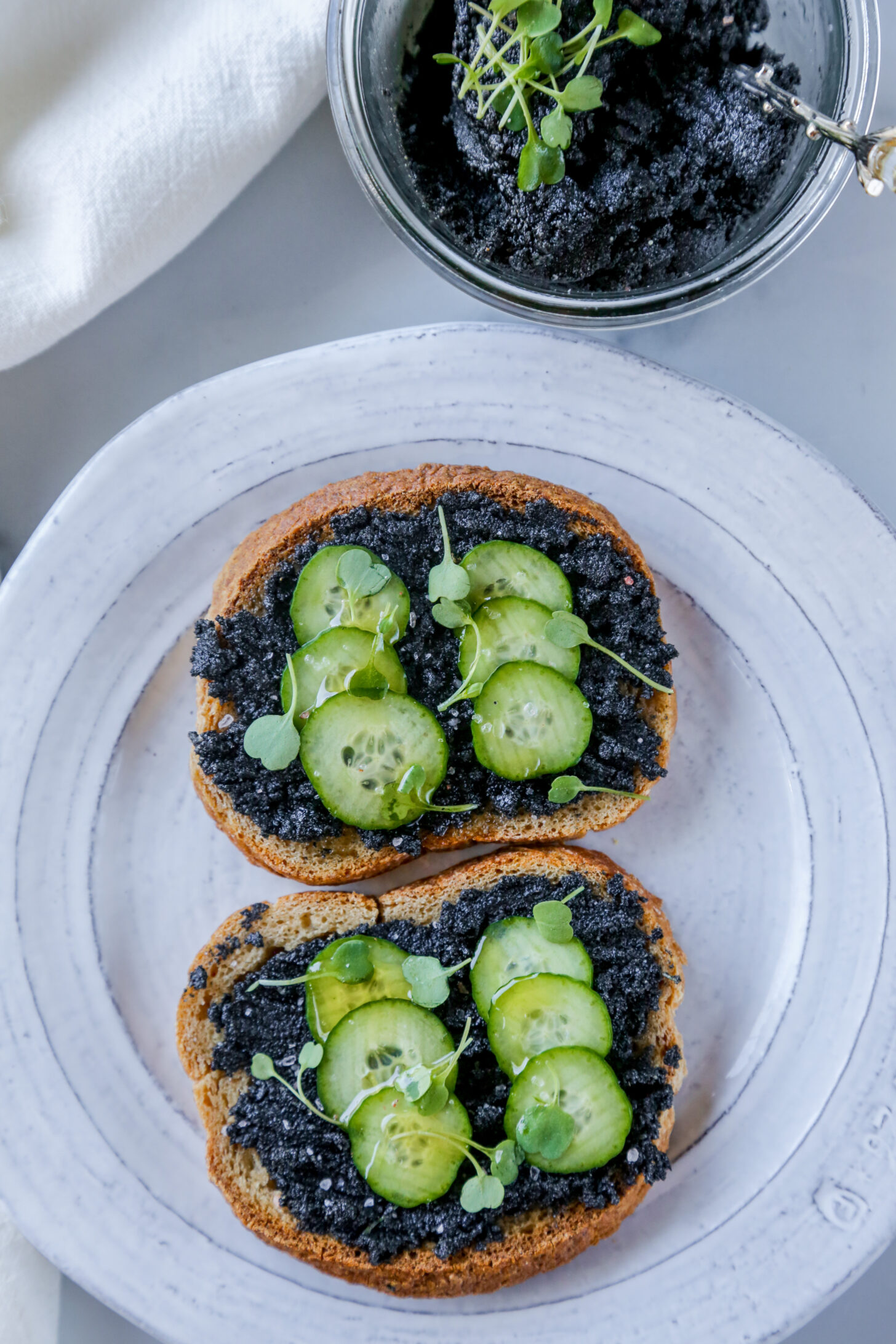 Black Tahini Toast - Plant-Based - The Plant Collective