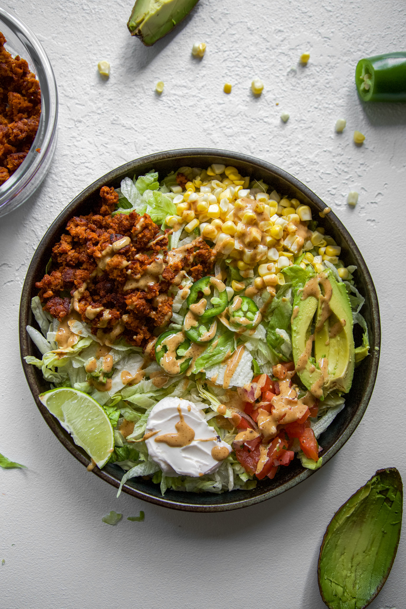 Vegan Taco Salad - The Plant Collective