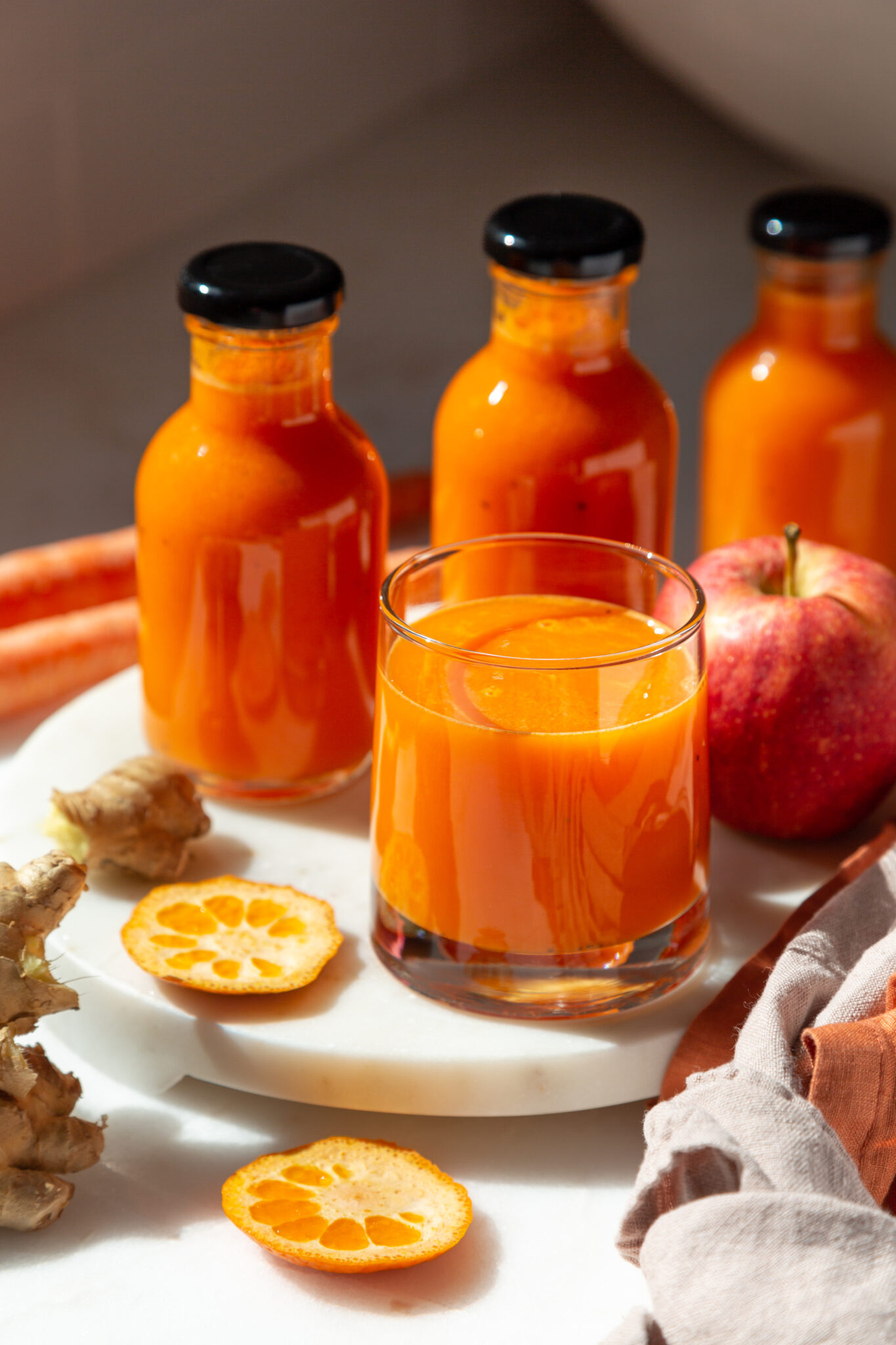 Kid Friendly Immunity Juice with Carrot Orange - The Plant Collective