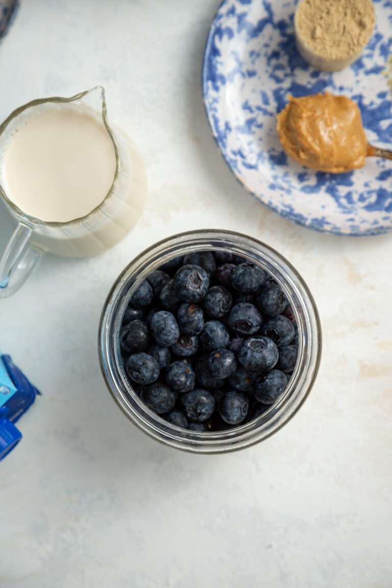 Blueberry Protein Smoothie - The Plant Collective