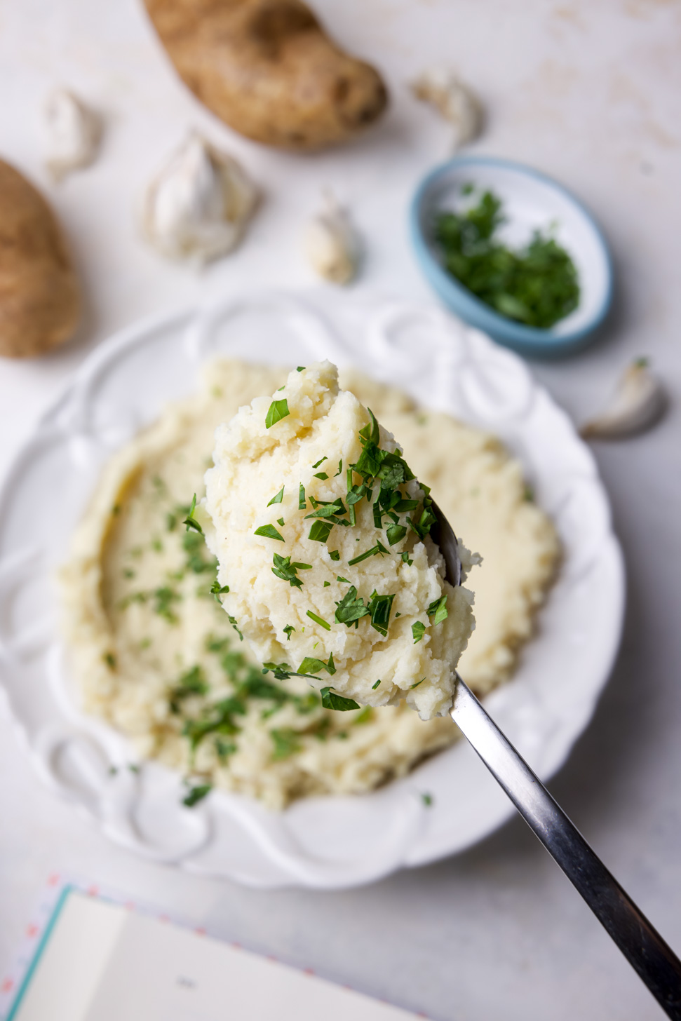 Julia Child’s Iconic 30-Clove Garlic Mashed Potatoes - Made Vegan ...