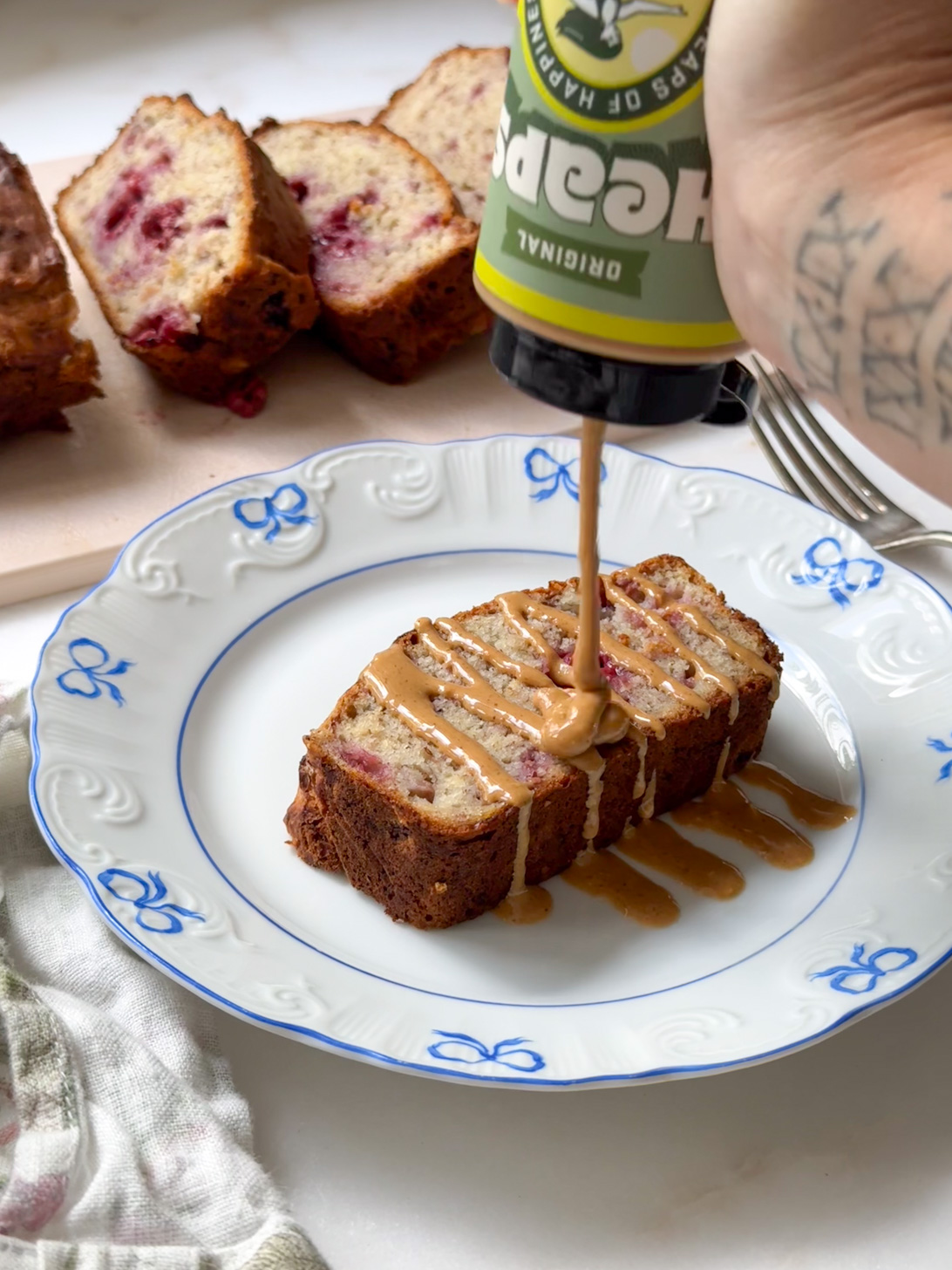 Lemon Raspberry Banana Bread (Healthy Vegan Recipe with Fresh Bananas ...