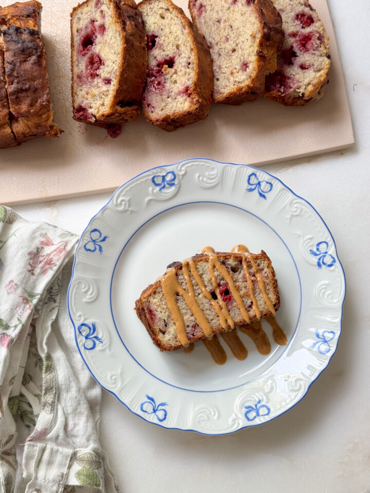 Lemon Raspberry Banana Bread (Healthy Vegan Recipe with Fresh Bananas ...